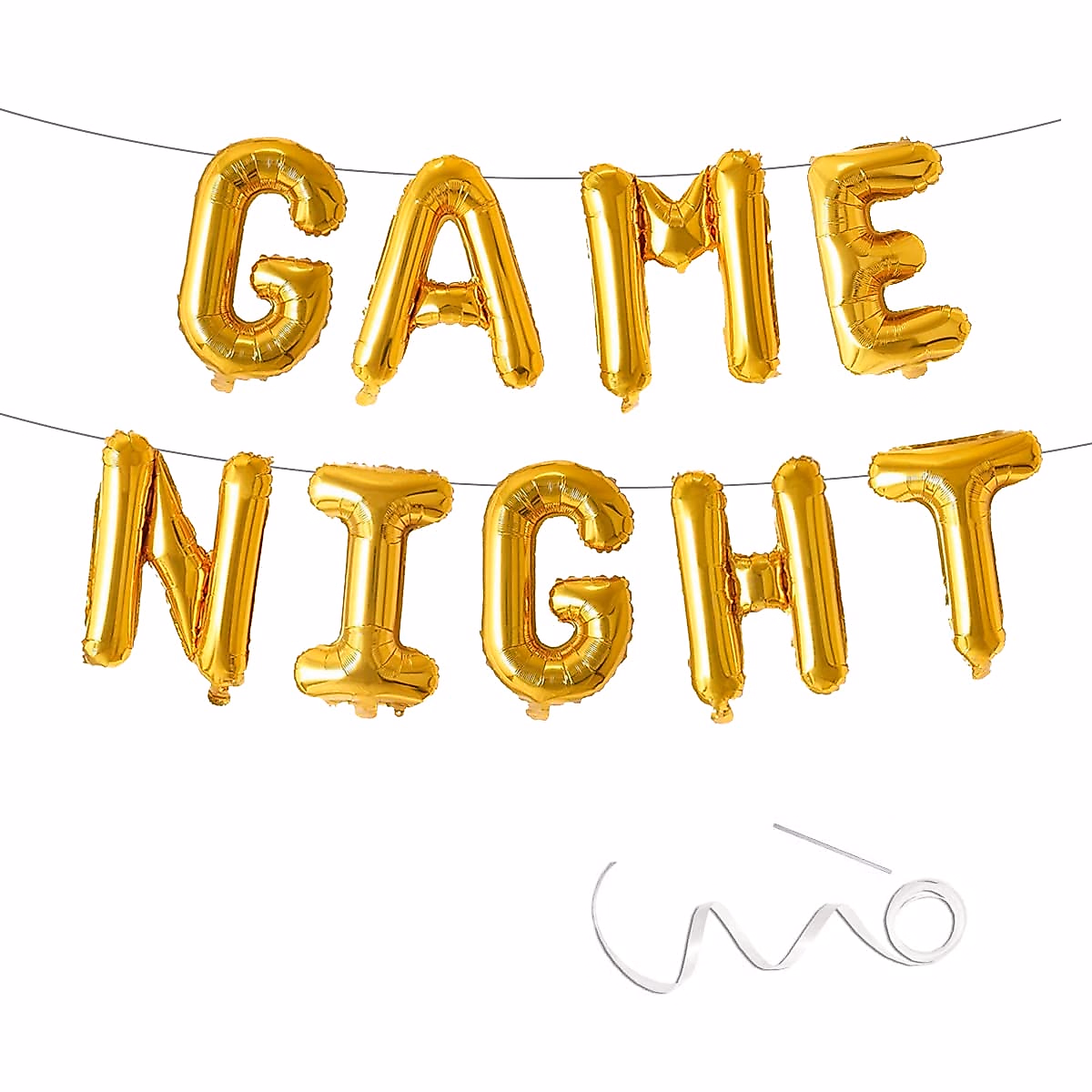 Game Night Balloon Banner,Party Backdrop Photography for Game On Birthday Party Decor Sleepover Slumber Prom Gaming Party Cake Table Decor