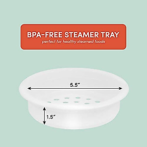 Elite Gourmet ERC-006NST Maxi-Matic Electric Rice Cooker with Non-Stick Inner Pot Makes Soups, Stews, Grains, Cereals, Keep Warm Feature, 6 Cups Cooked (3 Cups Uncooked), White