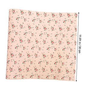 DOITOOL 2 Rolls Waterproof Shelf Liners Kitchen Drawer Mats Anti- Oil Rose Strawberry Printed Cupboard Pad Refrigerator Liners Table Place Mat for Kitchen Cabinet