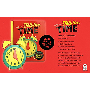 2-Pack How To... Board Books - How to Tie Your Shoes & How To Tell Time, Interactive Educational Bundled Set, Ages 3-9