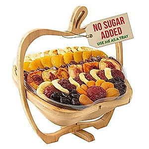 Dried Fruit Gift Basket - Healthy Huge Assortment of Dried Fruit - Gourmet Holiday Gift - Great for Birthday, Anniversary, Sympathy, Corporate Tray, Mom, Dad - Oh! Nuts