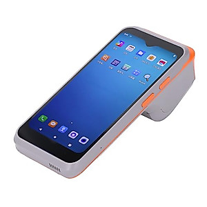 Cryfokt Receipt Printer, Portable Printer with 6.2 Inch Touch Screen Multifunctional 2GB RAM 16GB ROM for Retail Stores