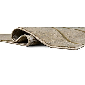 HR Brown Mocha Modern Geometric Diamond Pattern Contemporary Abstract Area Rug