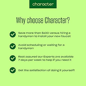 Character Faucet Installation Kit