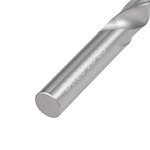 uxcell 6.25mm Solid Carbide Drill Bits Straight Shank for Stainless Steel Alloy Hard Steel, Hardened to 50 HRC