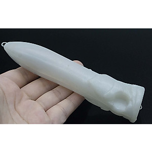 3PCS Unpainted Fishing Lure Blanks 40.45g 13.8cm with 14mm Free Fishing Eye Crankbait Baits Simulation Blank Body Clear Hard Baits Trout Salmon Minnow Lure Popper Lures Topwater Freshwater 363