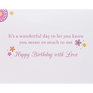 Papyrus Birthday Card for Mom (Wonderful Day)