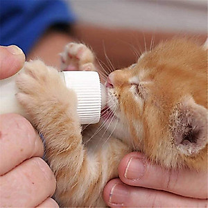 PULABO 50Ml Water Puppy Kitten Dog Cat Baby Feeding Cleaning Brush Pet Milk Bottle Nipple Pacifier Water Nursing Pet Supplies Convenient