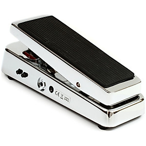 Briskdrop Dunlop 535Q-C Cry Baby Multi-Wah Pedal, Chrome - Bundled with Dunlop Power Supply and 2 MXR Patch Cables