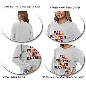 BLANCHES It's Just A Bunch of Hocus Pocus T-Shirt Women Sweatshirt Halloween Sanderson Sisters Long Sleeve Pullover Tops Gray