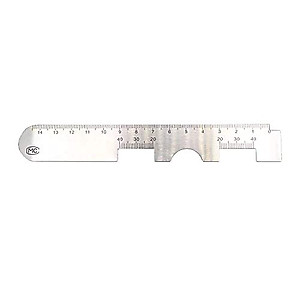 PD Ruler Pupillary Distance Ruler Straight Edge Optical Vernier Eye Pupil Distance Meter Ophthalmic Tool Stainless Steel