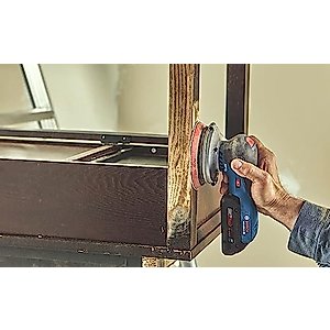 BOSCH GEX18V-5B15 18V Brushless 5 In. Random Orbit Sander Kit with (1) CORE18V 4 Ah Advanced Power Battery
