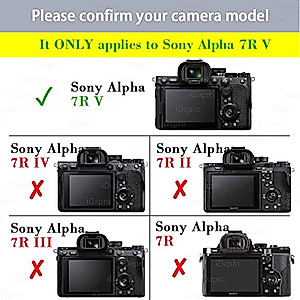 iDaPro Screen Protector for Sony Alpha A7R V A7RV A7R5 [3 Pack] Tempered Glass Easy Installation