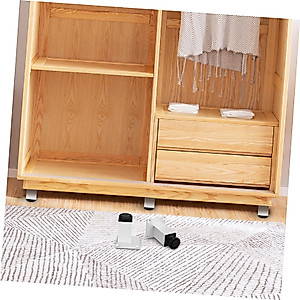 4pcs Furniture Leveling Feet Shelf Legs Furniture Levelers Leveling Feet Heavy Duty Table Stabilizers Legs Cabinet Legs Screw in Table Feet Leveling Adjustable Furniture Feet