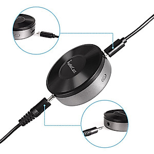 ACEMAX M5 AudioCast WiFi Wireles Audio Adapter Airplay DLNA Spotify iHeartRadio Supporting Stream Audio to Speaker Systems Over 2.4G Wi-Fi Network Multi Room Supported