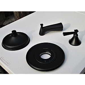 American Standard Rumson Single-Handle 1-Spray Tub and Shower Faucet with 1.8 GPM in Matte Black (Valve Included)