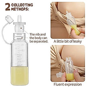 haakaa Colostrum Collector Set 20ml/2pk | Silicone Colostrum Syringes for Baby Breast Milk Catcher | Ready-to-Use Pack | Collect Store & Feed Colostrum | Breastfeeding Essential for Newborn Babies