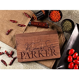 Personalized Cutting Board, Housewarming Gift - 12 Designs - Wedding Gifts for Couple, Kitchen Sign - House Warming Present for New Home