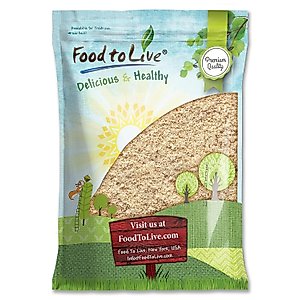 Food to Live California Unblanched Almond Flour, 5 Pounds – Natural Meal, Finely Milled with Skin On, Raw Kosher Vegan Keto Paleo, Low Carb & Sodium, Good Source of Fiber and Protein