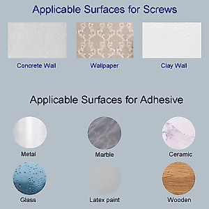 RT&BS Key Hooks for Wall, Key Holder Wall Mounted, Black Metal Hooks for Wall in Entryway Front Door Hallway Bathroom Kitchen, Key Sign 10.2 inches 10 Hooks