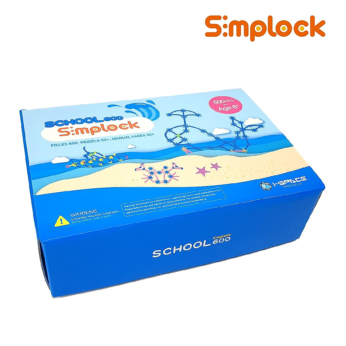 SIMPLOCK SCHOOL600 Educational Toys for Kids Building Toys Creative Toys Kit Gift Set for Elementary School Group Activity Teaching Aid Education Method