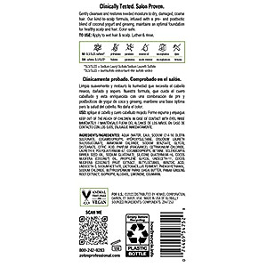 Biotera Ultra Moisturizing Shampoo | Hydrates Dry, Damaged, Coarse Hair | Microbiome Friendly | Vegan & Cruelty Free | Paraben & Sulfate Free | Color-Safe | 32 Fl Oz