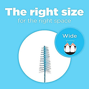 GUM Proxabrush Go-Betweens Interdental Brush Refills, Wide, 8 Count (Pack of 6)