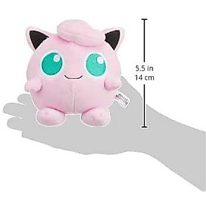 Sanei Pokemon All Star Series Jigglypuff Stuffed Plush, 5", Pink (PP02)