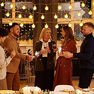 Globe String Lights for Bedroom, Christmas Decoration Ball Lights 33 FT 80 Twinkle LED Battery Operated Fairy Light for Outdoor/Indoor, Classroom, Camping, Bedroom, Party, Garden (Warm White Light)