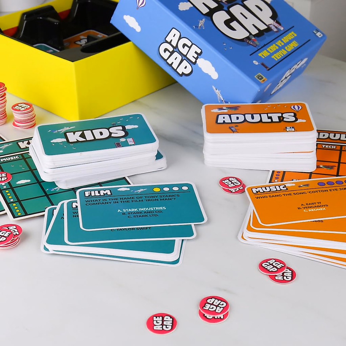 Age Gap - The Kids vs Adults Trivia Game