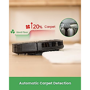 Vactidy Nimble T7 Robot Vacuum and Mop Combo, WiFi/App/Alexa/Siri Control, Robotic Vacuum Cleaner with Schedule, 2 in 1 Watertank & Dustbin, Self-Charging, Slim, Ideal for Hard Floor, Pet Hair, Carpet