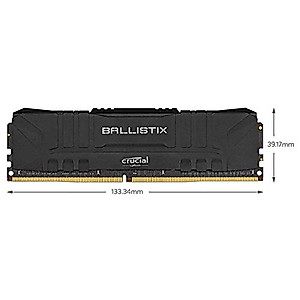 Crucial Ballistix RGB 3000 MHz DDR4 DRAM Desktop Gaming Memory Kit 32GB (16GBx2) CL15 BL2K16G30C15U4BL (Black)