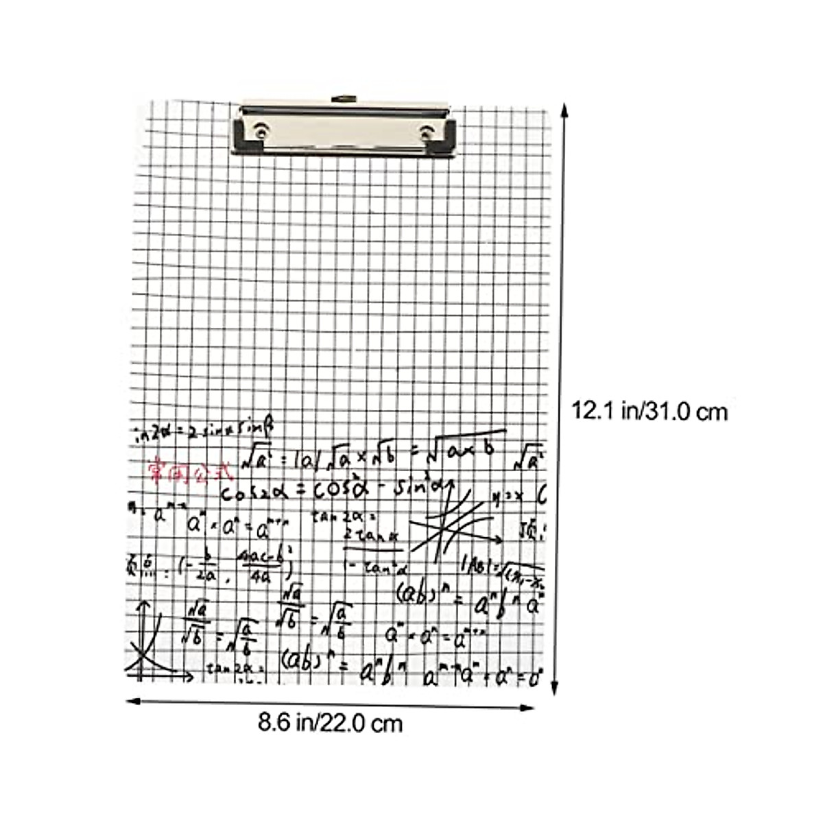 Tofficu Plastic Folders 2pcs Transparent Board Clip Memo Clipboards Sketch Clipboard Plastic Paper Clips Pocket Folders Plastic Office Folders Office Supplies Exam Paper Clips A4 Thin