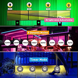 LED Strip Lights with Remote, 32.8 Feet LED Light Strip Music Sync for Room Lighting, Color Changing Tape Lights Kit with LED Controller, Flexible LED Strip for Home Kitchen