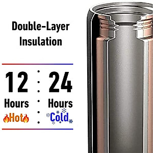 Vacuum Insulated Premium Water Bottle with Rechargeable Bluetooth Speaker - Steel Double Wall Design + Lights, Convenient drinking spout, Lid Lock, and Carry Handle (700ml/23.6 oz) (Black)