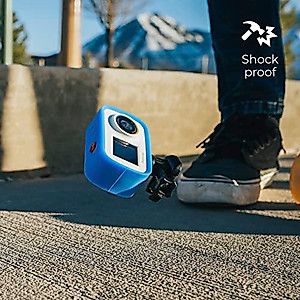 Polaroid Dual Screen WiFi Action Camera 4K 18mp, Waterproof Sports Polaroid Camera with Built in Rechargeable Battery and Mounting Accessories for Vlogging, Sports, Traveling, Home Videos