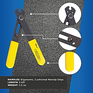 Miller 100 Wire Stripper and Cutter, Wire Stripping Tool, Cable Cutting Tool, Professional Stripper and Cutter for Technicians