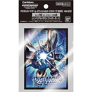 Digimon 60ct Card Sleeves Imperialdramon Fighter Mode Ver. 2.0