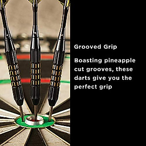 Viper Comix Steel Tip Darts: Ka-BOOM (Black), 22 Grams