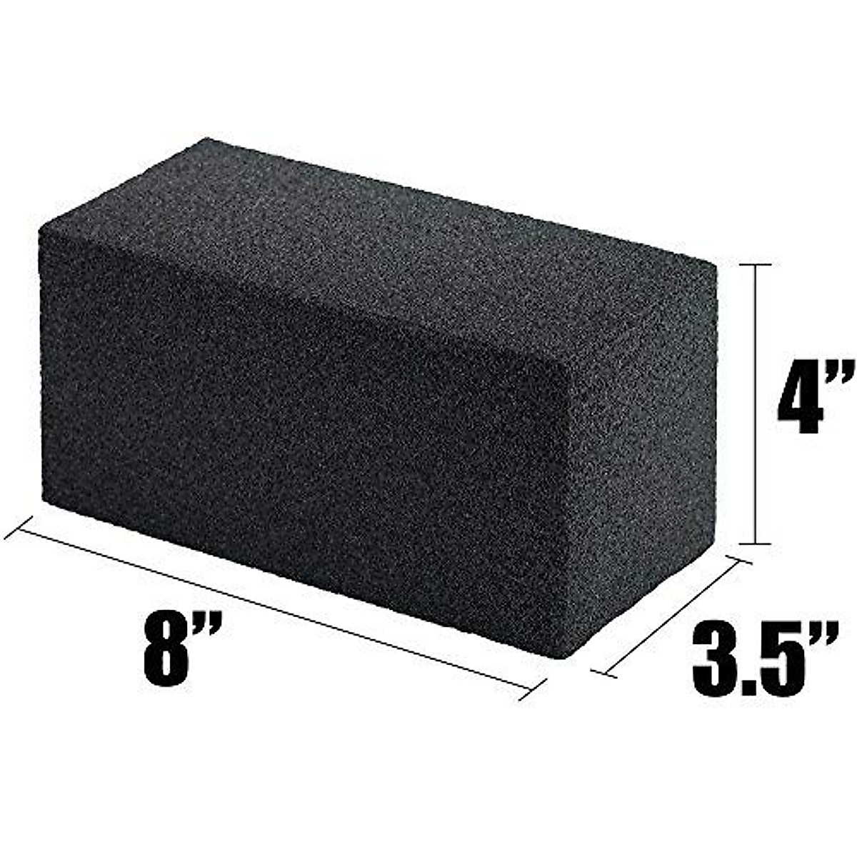 Commercial Grade, Heavy Duty Grill Cleaning Brick Bulk 4 Pack. Pumice Stone Cleaner Tool Cleans and Sanitizes Restaurant Flat Top Grills or Griddles Effectively Without Harsh Chemicals or Abrasives