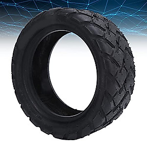 Vacuum Tubeless Tire, 80/60‑6 Vacuum Tubeless Rubber Tire Tyre for Electric Scooter Go Karts ATV Replacement Electric Car Scooter Supplies 80/60-6 Scooter Tire