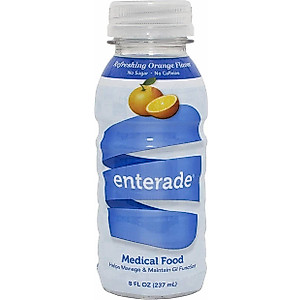 enterade AO 24 Bottles Orange and Vanilla Bundle, Specially Formulated to Reduce Treatment GI Side Effects, 8oz Orange (1 Pack of 12) + 8oz Vanilla (1 Pack of 12)