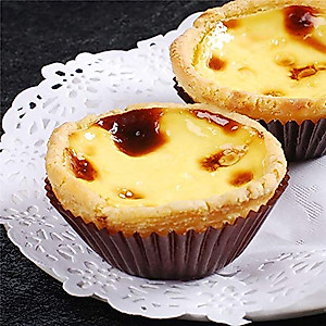 Tim&Lin White Lace Paper Doilies - 10 inch Round Paper Doilies - Disposable Paper Placemats - for Wedding, Birthday, Cakes, Desserts, Tableware Food Decoration, Pack of 100