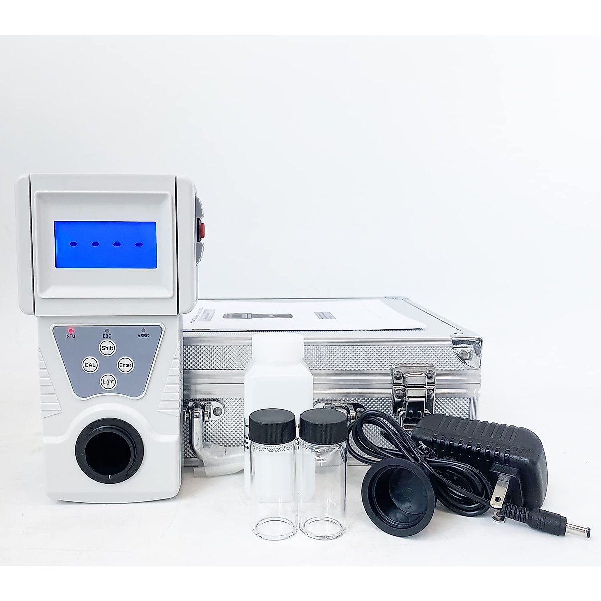 HFBTE Turbidity Turbiditor Meter Turbidimeter Sewage Tap Water Quality Detector with LCD Large Bright Measuring Range 0 to 20 NTU Minimum Indication 0.01 NTU Measuring Principle 90°Scattered Light