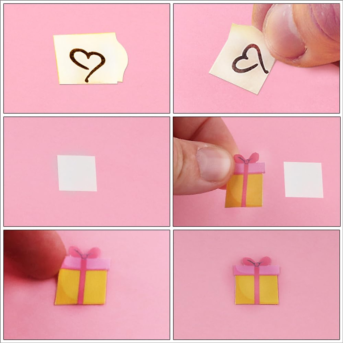 Scrapbook Adhesives by 3L Repositionable Mounting Squares, 1000-Pack