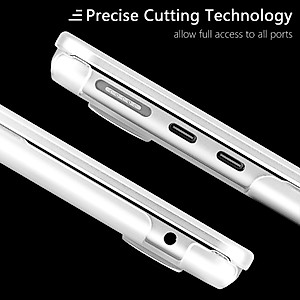 Yebiseven for MacBook Air 13.6 inch M3/M2 Case 2024 2022 Released A3113/A2681, Laptop Hard Shell Case with Keyboard Cover & Screen Protector & OTG Adapter & 2 Webcam Covers, Oriental Mountain