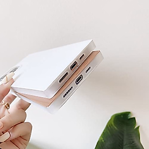 Cocomii - Rectangle Case Compatible with iPhone 13 Pro Max - Solid Color, Fashionable Hues, Glossy, Women Girls Men, Protective Phone Case for iPhone 13 Pro Max 6.7 inch, White