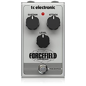 TC Electronic FORCEFIELD COMPRESSOR Classic Compressor/Limiter Pedal with Endless Sustain