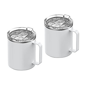 GOODBREW GoodBrew Camp Mug Stainless Steel Insulated Mug with Strainer Lid Double Wall Comfortable Grip