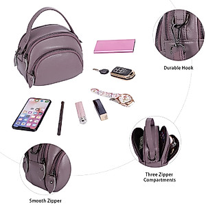 Phenas Women Crossbody Bag Small Shoulder Phone Bag Ladies Genuine Leather Handbag, Cellphone bags, Wallet, Purse with Strap